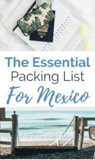 Packing List For Mexico - Essentials Most People Forget